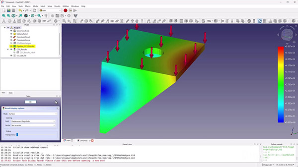 Intro to FreeCAD Part 10: Finite Element Method (FEM) WorkBench Tutorial